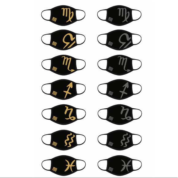 Accessories | Zodiac Horoscope Face Masks | Poshmark